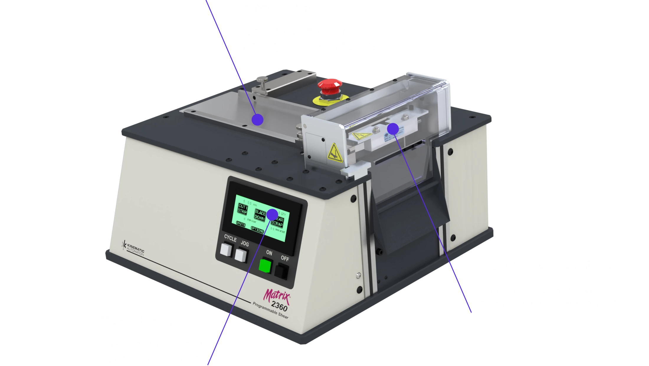 Kinematic Matrix 2360 Programmable Shear - Ascential Technologies